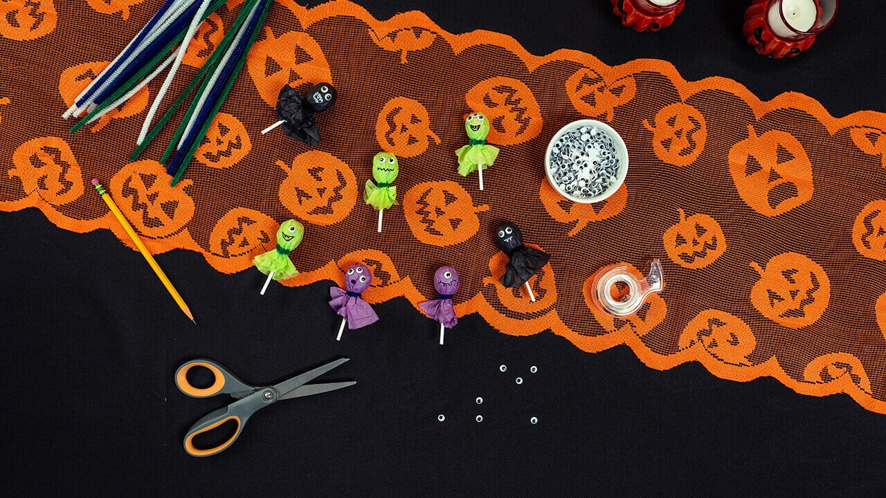 Monster & Ghost Lollipops Craft | Hersheyland
